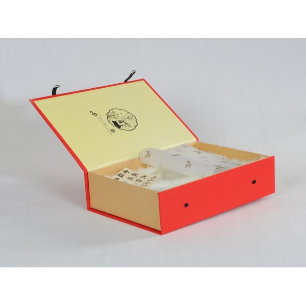 Quality Classic Red Folding Cardboard Gift Boxes High Strength Long Working Life for sale