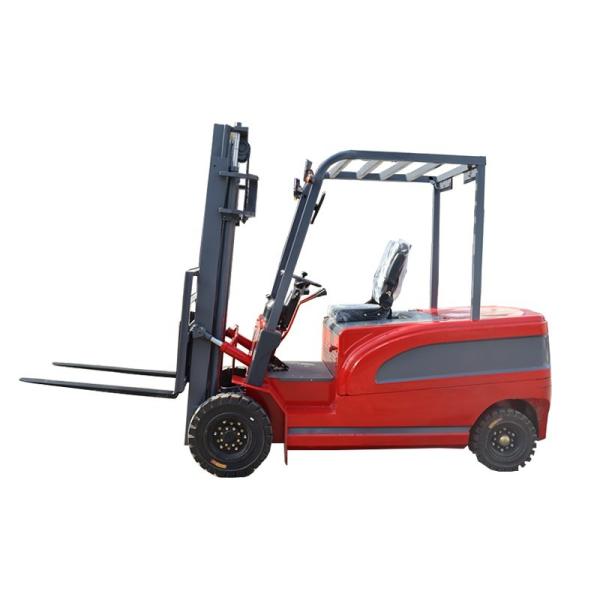 Quality 400Ah 48V Solid Tire 2.5 Ton Electric Forklift Triple Mast Type, Maximum Lifting Height 6 Meters for sale