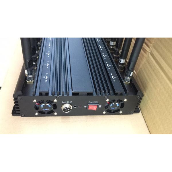 Quality Cell Phone 24 Antennas 44W VHF UHF 5G Signal Jammer for sale