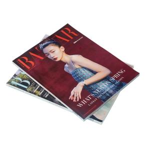 Quality Monthly Vogue Poster Magazine Book Printing custom with 160p 4p Cover for sale