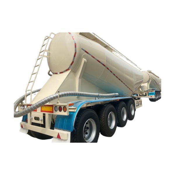 Quality Heavy-Duty Freight Truck in Supplies 4-Axis Bulk Transport Semi-Trailer with Leg Support for sale