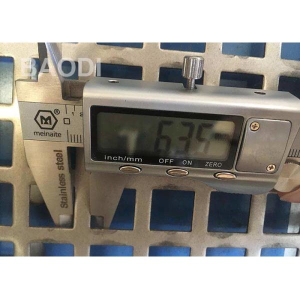 Quality Carbon 1m Width Perforated Steel Mesh Square Hole Protection Screen for sale
