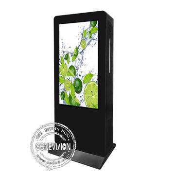 Quality 65 Inch Face Recognition Camera inbuilt Double Sided Outdoor Digital Signage for sale