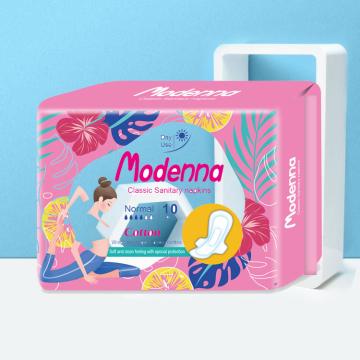 OEM 290mm Hygiene Biodegradable Sanitary Napkin Cotton Feminine Sanitary Pad