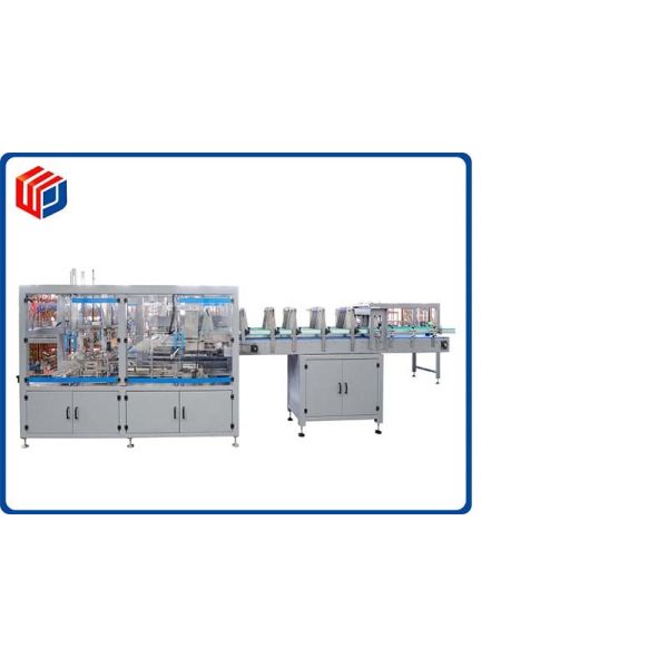 Quality 10KW Chemical / Drinks Wrap Around Case Packer Machine Custom Case Size for sale