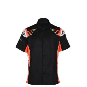 china Sportswear Button Down Motorcycle Wicking Breathable Custom Design Racing Polo