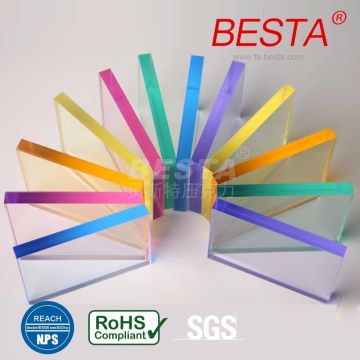 Quality Plexiglass Colored Cast Acrylic Sheets For Divider Room Wall Partition for sale