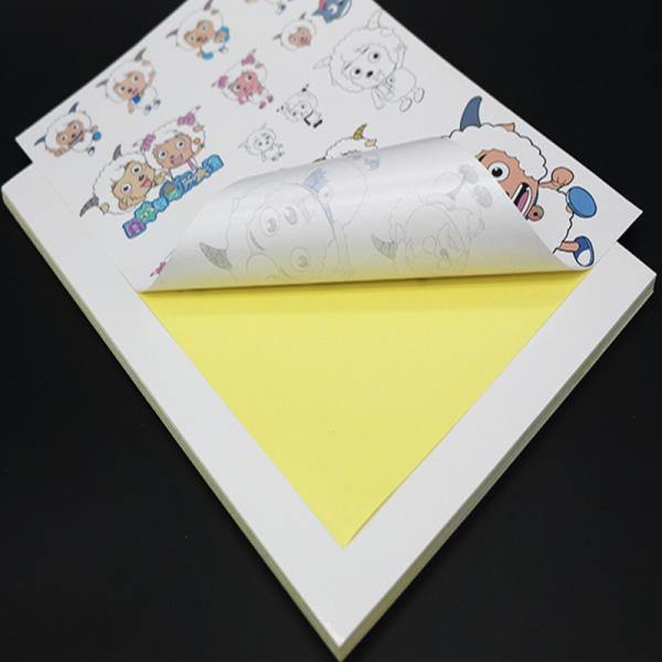 Quality A4 White Matte Glossy Self Adhesive Sticker Paper for sale