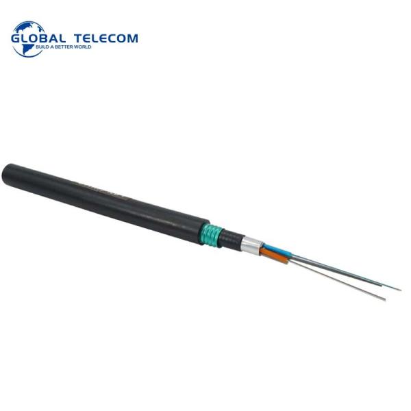 Quality Underground G652D Single Mode Outdoor Fiber Cable Double Jacket Armored PE for sale