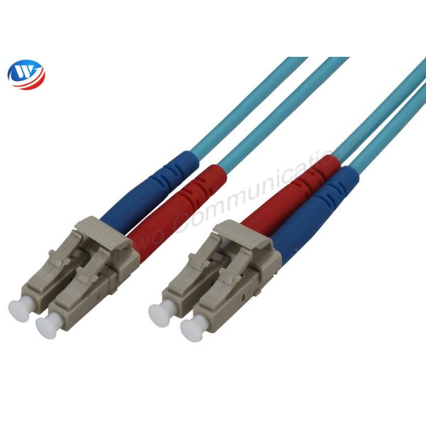 Quality CATV LC To LC Single Mode Fiber Patch Cable 50/125 Duplex OM3 Fiber Jumpers for sale