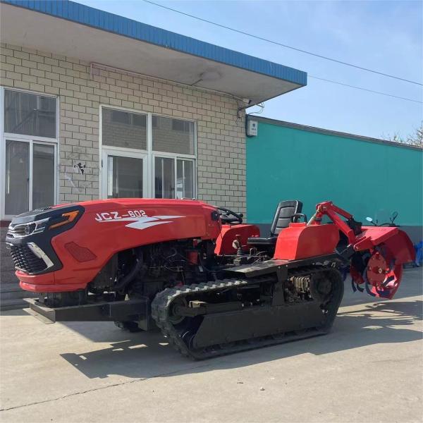 Quality Compact 50HP Dry Land Crawler Tractor With Agricultural Tools for sale