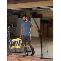 Quality Double Garage Screen Door Magnetic Middle Customized Mosquito Net Door for sale