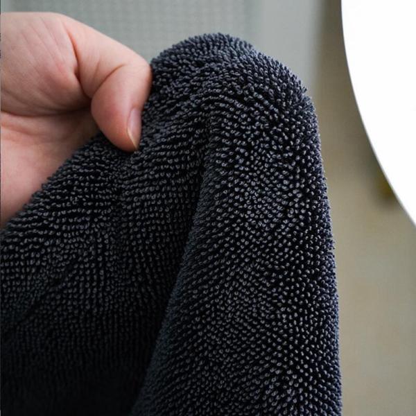 Quality thick 1200gsm Microfiber Car Cleaning Cloth Plain Solid Color Super Water for sale
