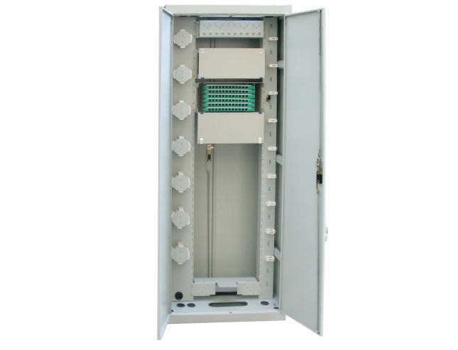 Quality Gray ODF Patch Panel Rack 19 72 Core FC / SC Optic Distribution Frames for sale