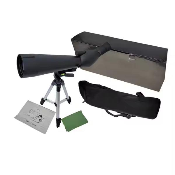 Quality 25-75x80 Angled Spotting Scopes Waterproof Telescope with Remote Control Tripod for sale