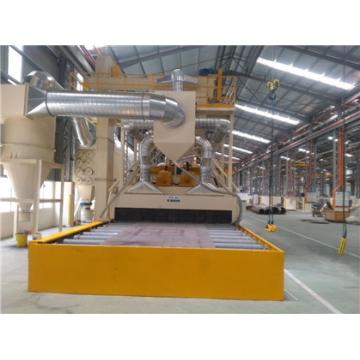 Quality 4x125kg/S Steel Shot Blaster Cleaning Painting Machine for sale