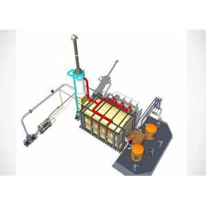 Quality 10 tpd Energy Saving Flint Glass Recuperative Furnace for High Temperature for sale