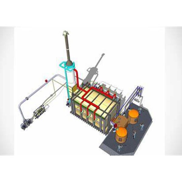 Quality 10 tpd Energy Saving Flint Glass Recuperative Furnace for High Temperature Melting for sale