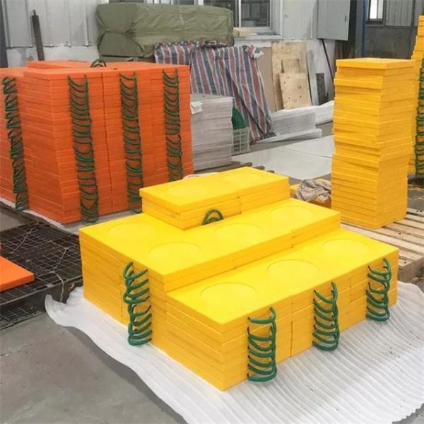 Quality High Density Polyethylene Plastic Pump Crane Outrigger Pads HDPE Trailer Jack for sale