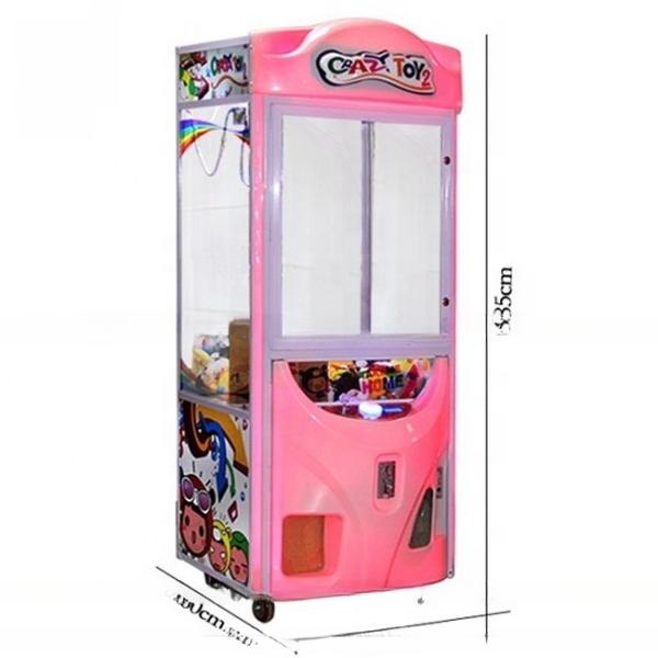 Quality Earn money claw stuffed toys 1 player coin operated doll toy crane game machine for shopping mall for sale