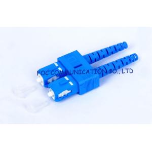 Quality SC SM 9 / 125um 3.0mm duplex fiber optic connector For WAN And LAN for sale