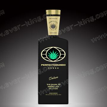 Crystal White Flint 750 ML Tequila Glass Bottle