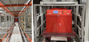 Shuttle Carrier for Industrial Warehouse