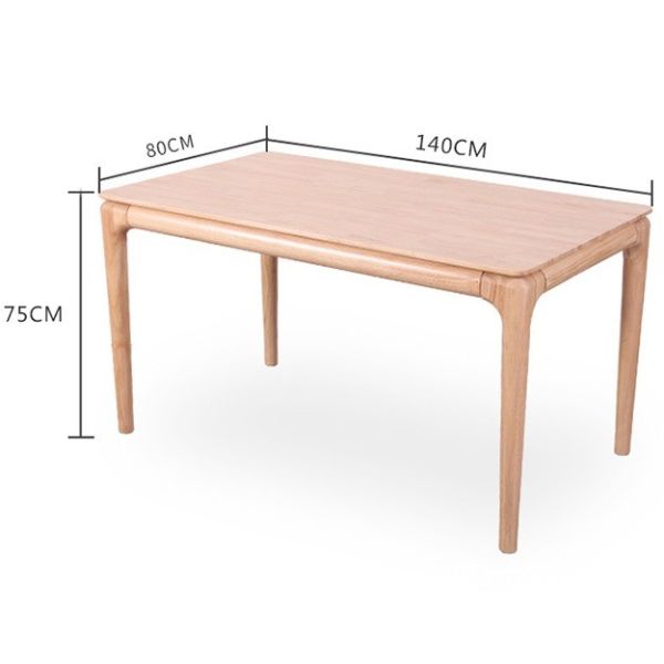 Quality LL-A02 Nordic Modern Style Solid Wood Dining Table Indoor for sale