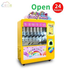 Quality Gravity Fed Automatic Candy Bean Vending Machine 5.6Kg Capacity for sale
