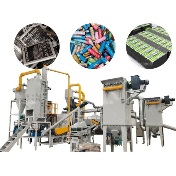 Quality 14700 kg Weight Environmental Protection Machinery Lithium Battery Recycling Machine for sale