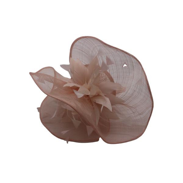 Quality Female Party-goers' Essential Sinamay And Feather Fascinator Hat with Headband for sale