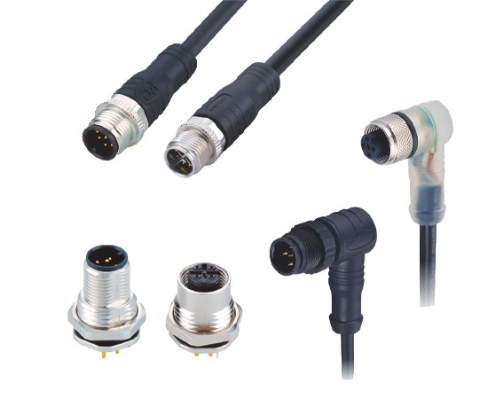 Quality Binder M12 Connector Female Rear Panel Mount A/B/D Code 3pin - 17pin PG9 for sale