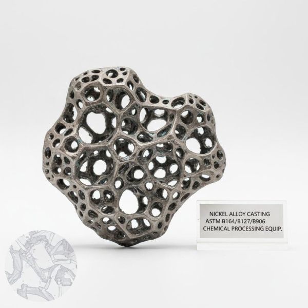 Quality 3D Printing Sample Nickel Alloy Casting with High Temperature Strength Up To 1000 °C and CT8 Size Tolerance for Precision Applications for sale