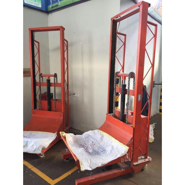 Quality 500mm Cloth Roll Doffing Trolley Textile Industry Hydrauli Transport for sale