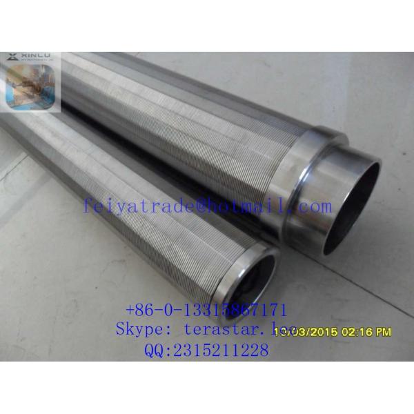 Quality stainless steel strainer pipe / Water Well Screen / Johnson Wire Screen / wedge wire oil well screen for drilling wells for sale