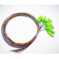 Quality SC APC Fiber Optical Pigtails LSZH 900um SM Ceramic Ferrule For Splitter Box for sale