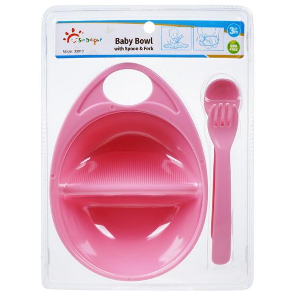 Quality PVC Polypropylene BPA FREE Baby Bowl With Spoon for sale
