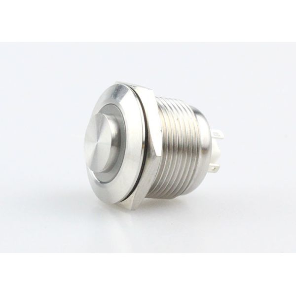 Quality IP67 Miniature Illuminated Push Button Switch Stainless Steel Body High Power for sale