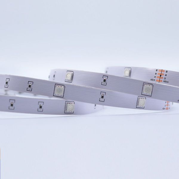 Quality Flexible Customizable Led Strip Lights Ip20 18leds Smd 5050 30000h Pvc for sale