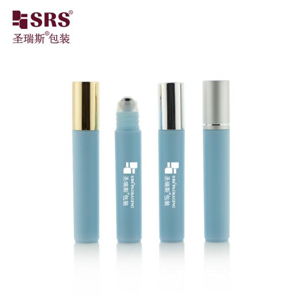 Quality Aluminum Cap PP Round Empty Wholesale Roller Massage Bottle Plastic Roll On Ball for sale