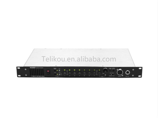 TELIKOU FT-800 4-wire suitable for television stations, communications centers with Switcher tally light wired intercom