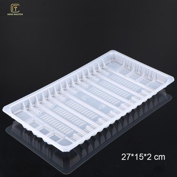Quality Virgin Food Grade PP 27*15*2cm Plastic Meat Packaging for sale