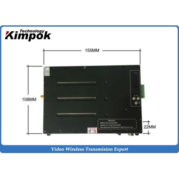 Quality Wireless Video COFDM IP Transmitter Long Range DC12V RJ45 Ethernet for sale