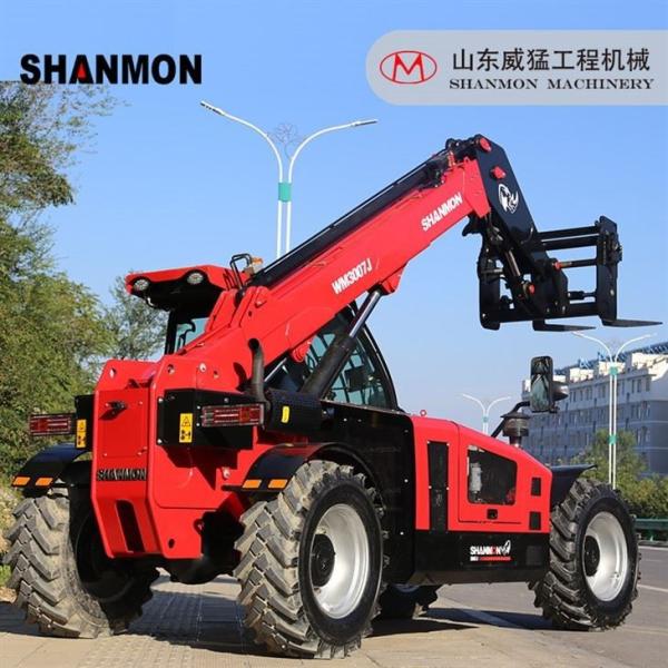 Quality 3 Ton Telehandler In Construction Works Energy Saving High Efficiency for sale
