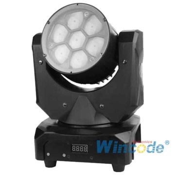 Quality Smart Control LED Moving Head Light 7*10W 0-100% Linear Dimmer With 16 Bit for sale