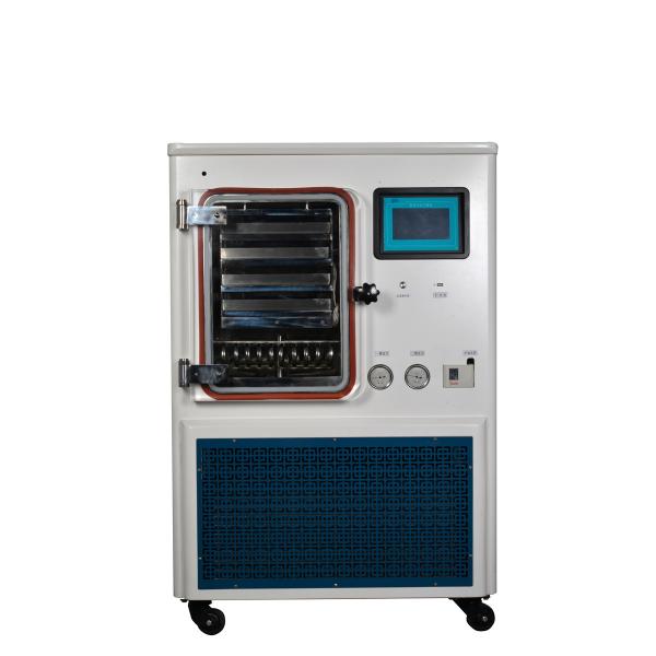 Quality Laboratory Freeze Dryer Lyophilizer with Air-cooled System, 6 kg/24h Water Catching Capacity, and ＜-75℃ Cold Trap Temperature for sale