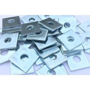 Quality M10 M16 Carbon steel Square wahser Blue silver finishing Customized black washer for sale