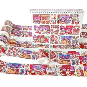 Quality 2023 Happy New Year Manufacturer Custom Design Clear Washi Sticker Adhesive for sale