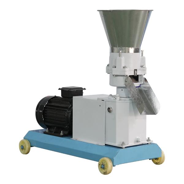Quality 80-100kg/H Chicken Animal Feed Pellet Making Duck Flat-Die Alimentation Animale Pellet Machine Feed Pellet  Machine for sale