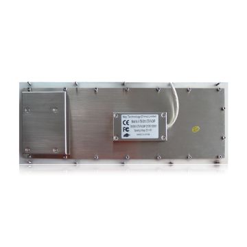 Quality IP65 Waterproof 304 Stainless Steel Keyboard With 38mm Optical Trackball for sale